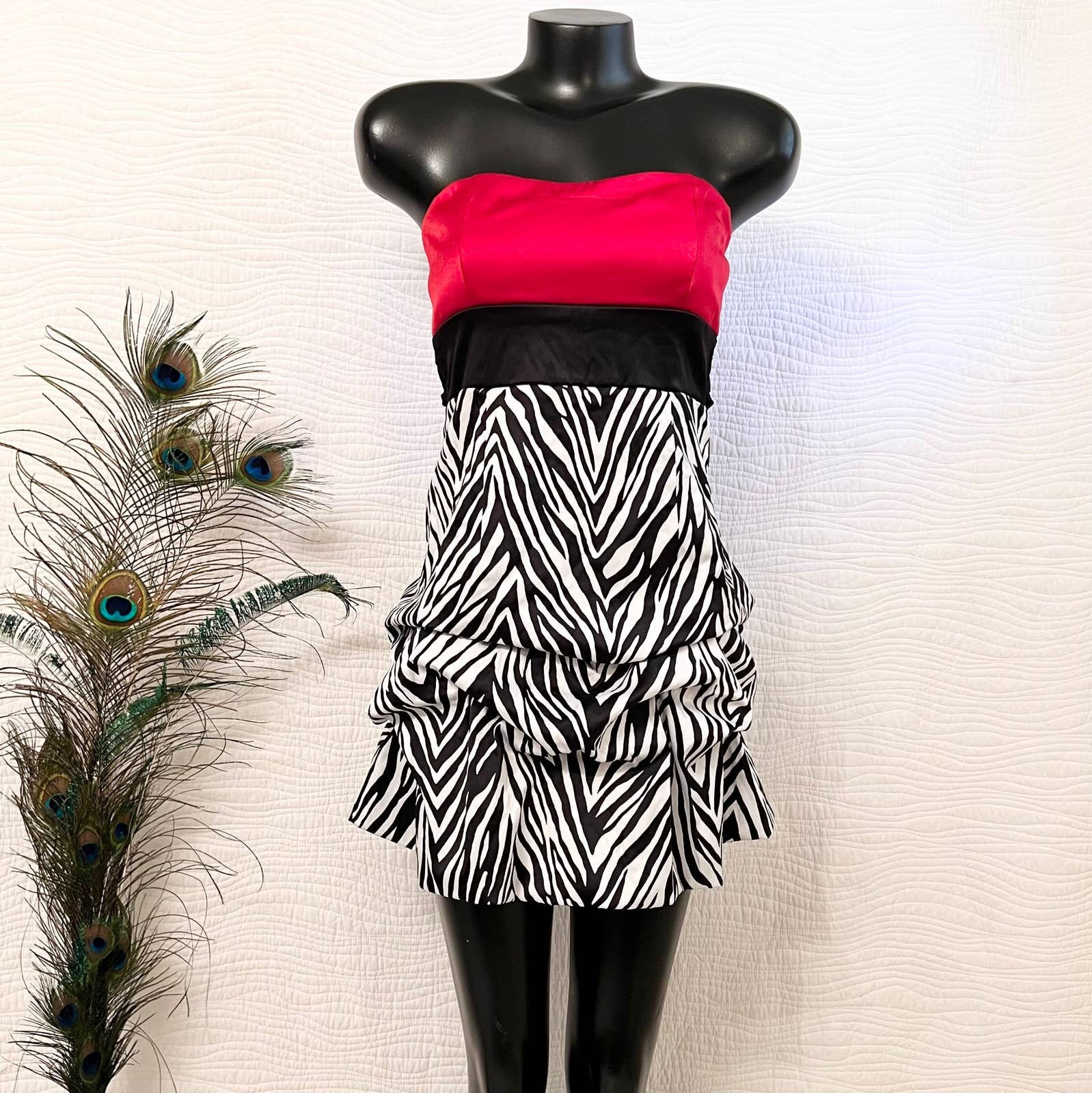 Prettiest Zebra Prom Dress In The World