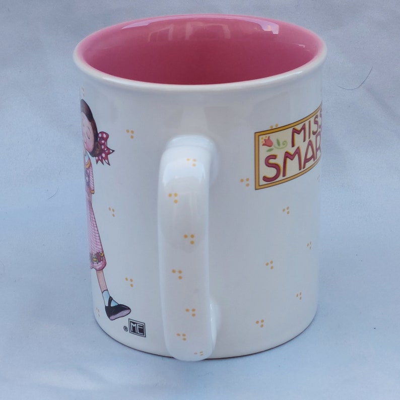 Mary Engelbreit MISS SMARTY School Girl Ceramic Mug Cup Collectible EUC ...