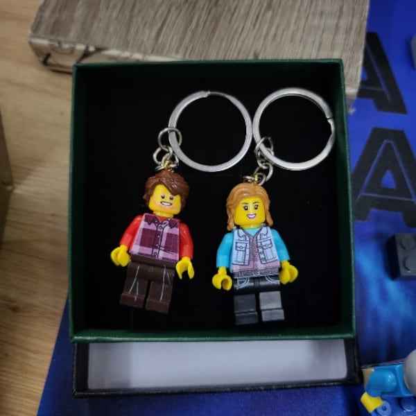 Custom Legos Keychain - Etsy