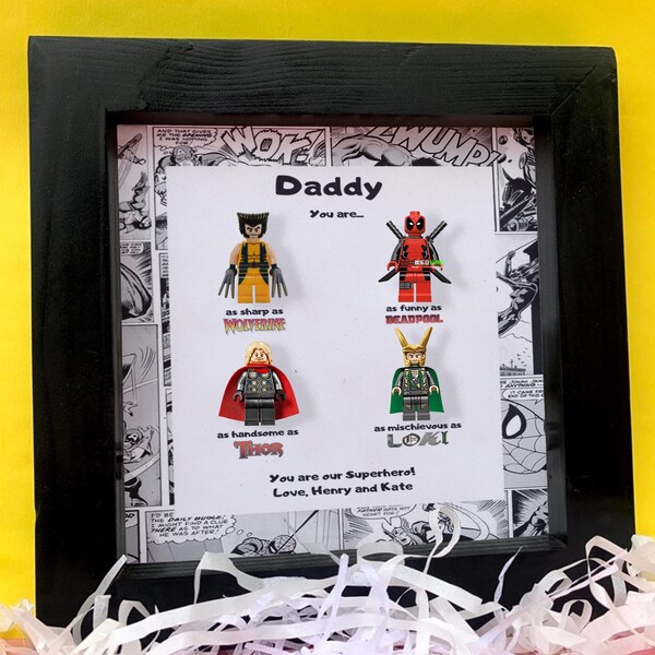 Superhero Frame - Etsy