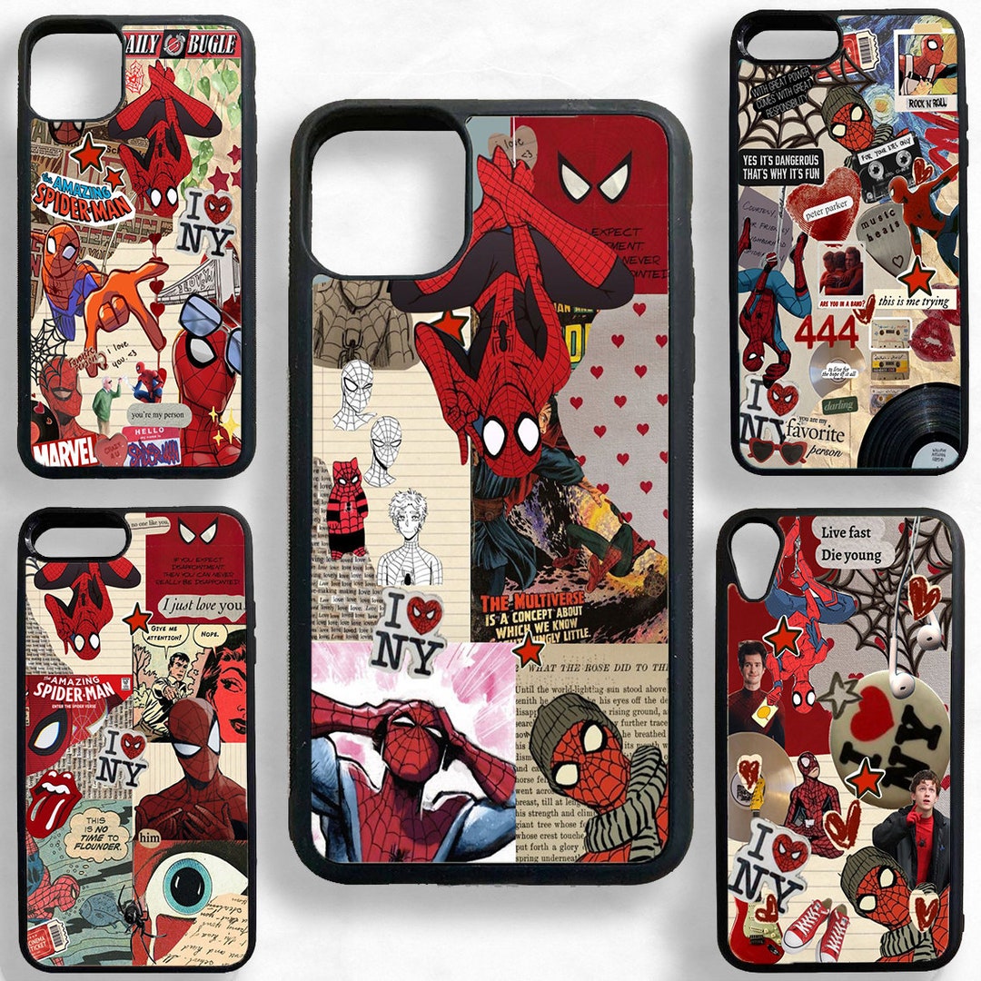 Marvel Spiderman Phone Case Peter Parker 2001 Case Tom - Etsy España