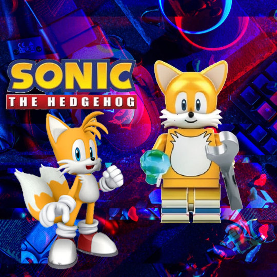 Tails Sonic the Hedgehog Tails Building Block Sonic the - Etsy Israel