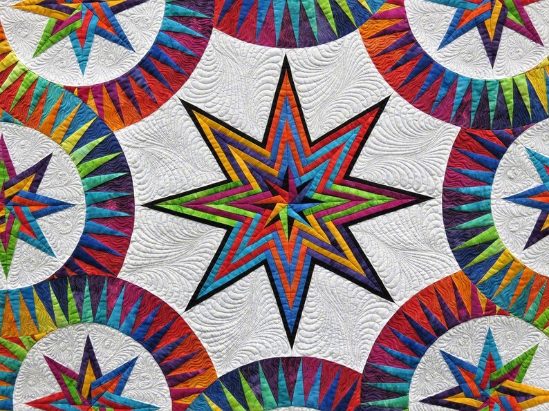 Black Magic PATTERN Be Colourful Quilt Pattern Only Black - Etsy