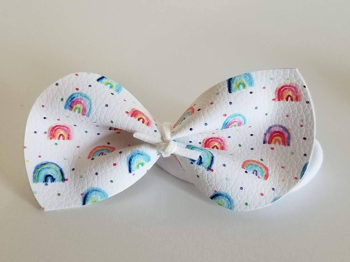 Rainbow Baby Bows - Etsy