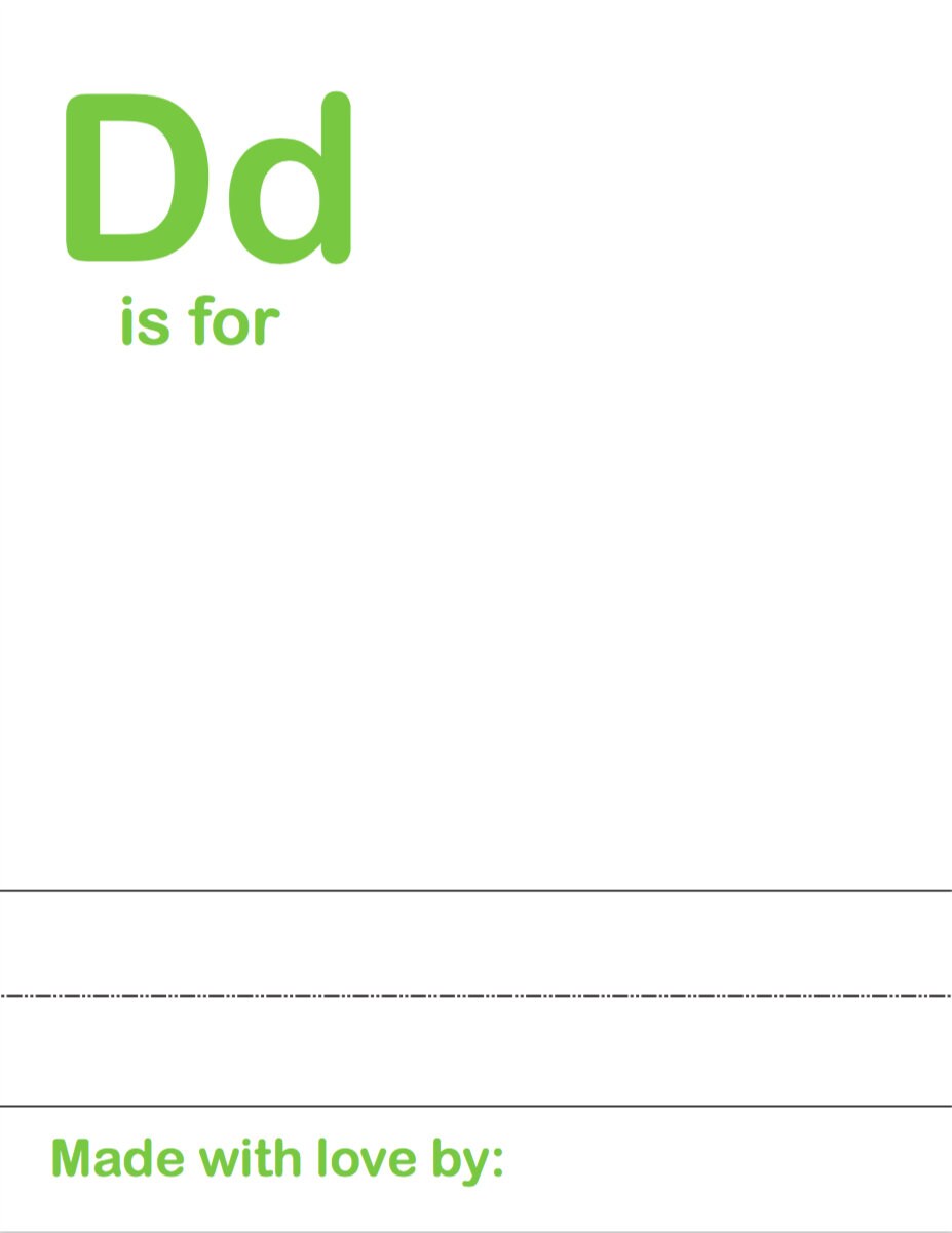 Customizable Baby's First Alphabet Book Baby Shower Activity - Etsy