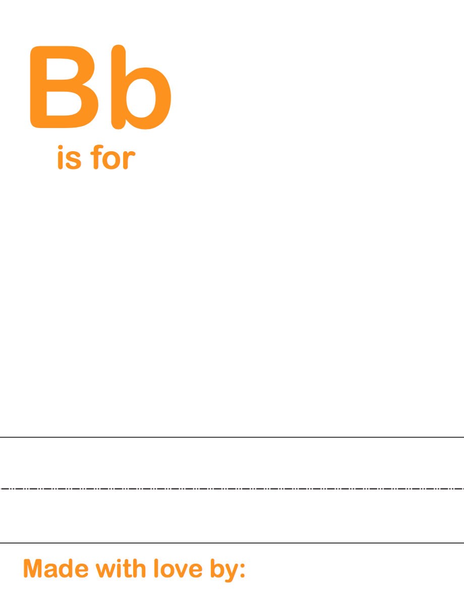 Customizable Baby's First Alphabet Book Baby Shower Activity - Etsy