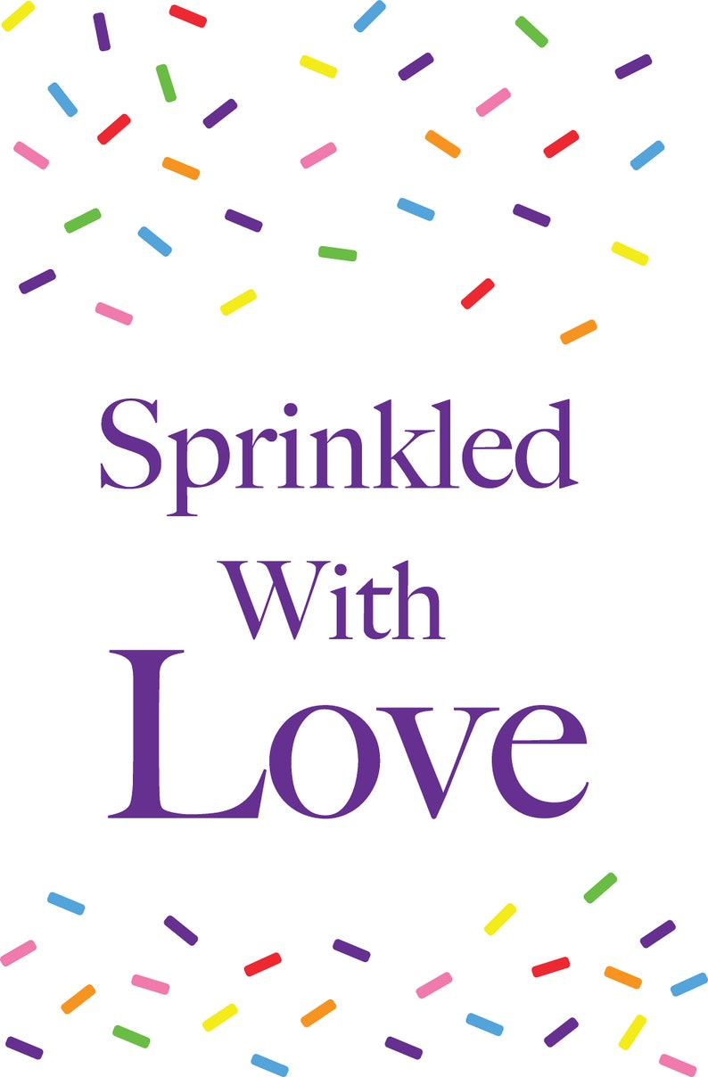 Sprinkled With Love Baby Sprinkle Sign - Etsy