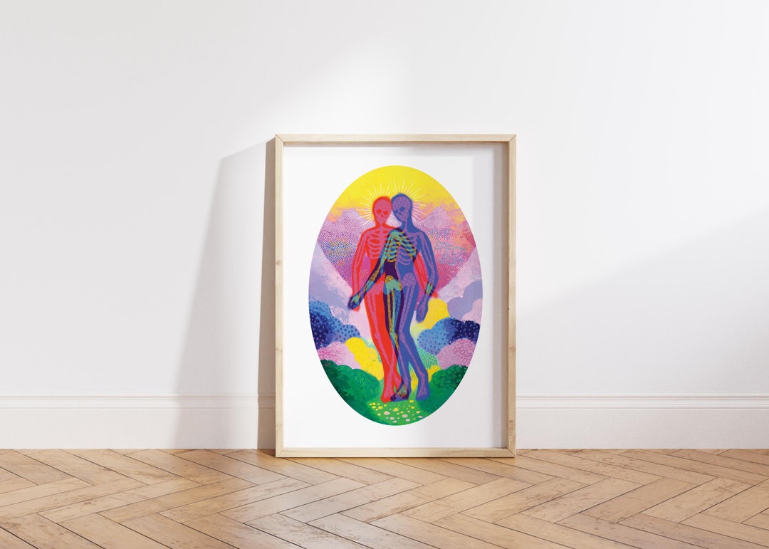 Pride Wall Art Inclusive LGBT Art for Celebrating Love Art Lovers Home ...