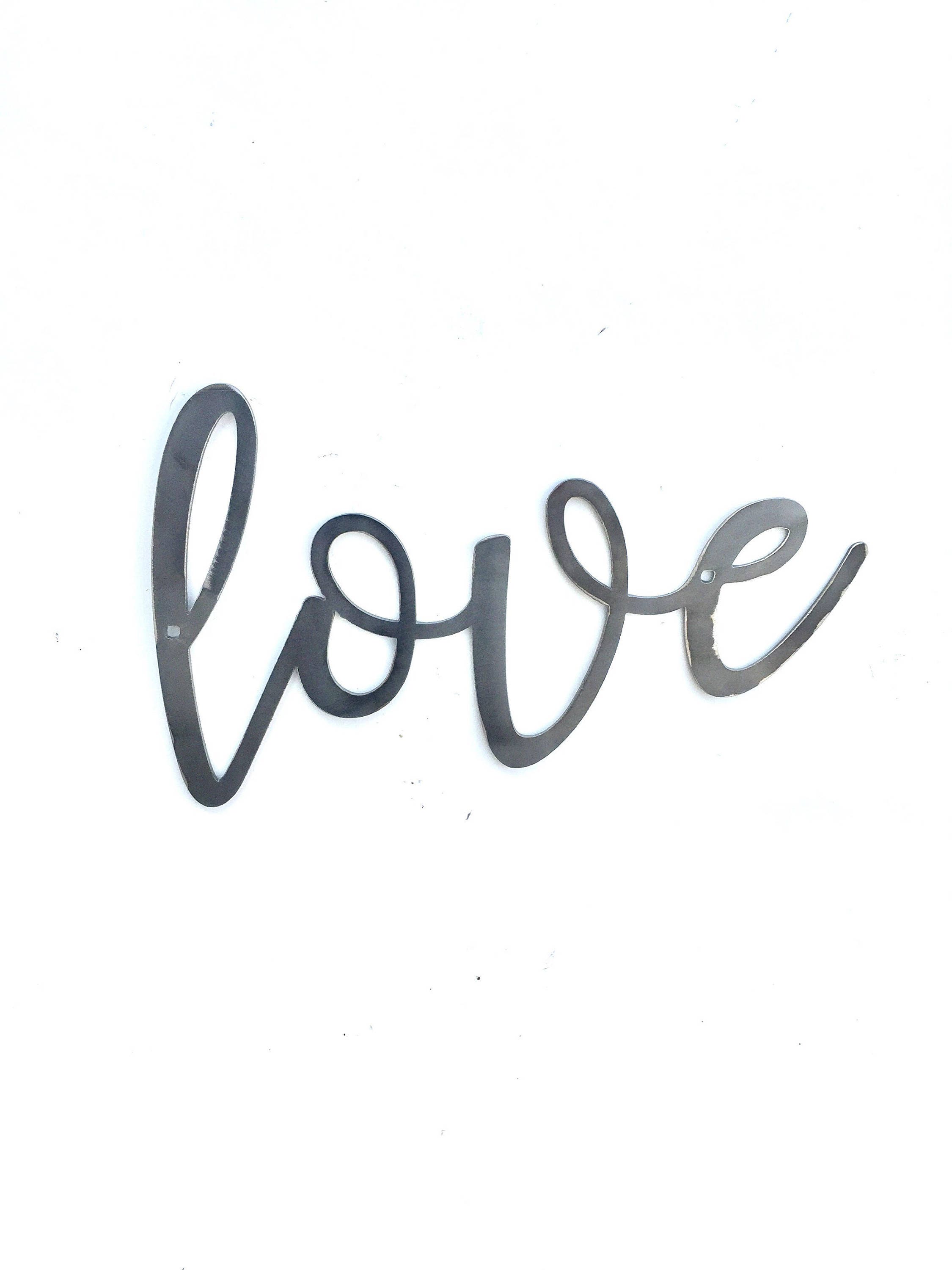 Love In Cursive Font
