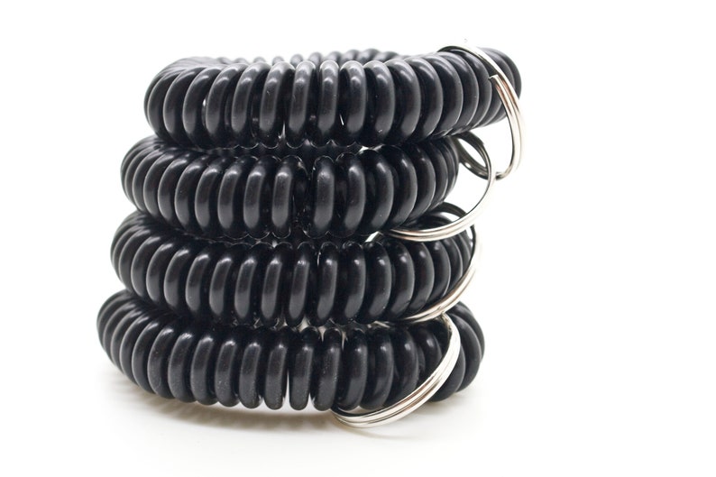50pcs BLACK Color Soft High Quality Spring Spiral Coil Elastic - Etsy