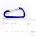 6pcs D Shaped Small Carabiner Spring Belt Clip Key Chain / 1-7/8 / Mix ...