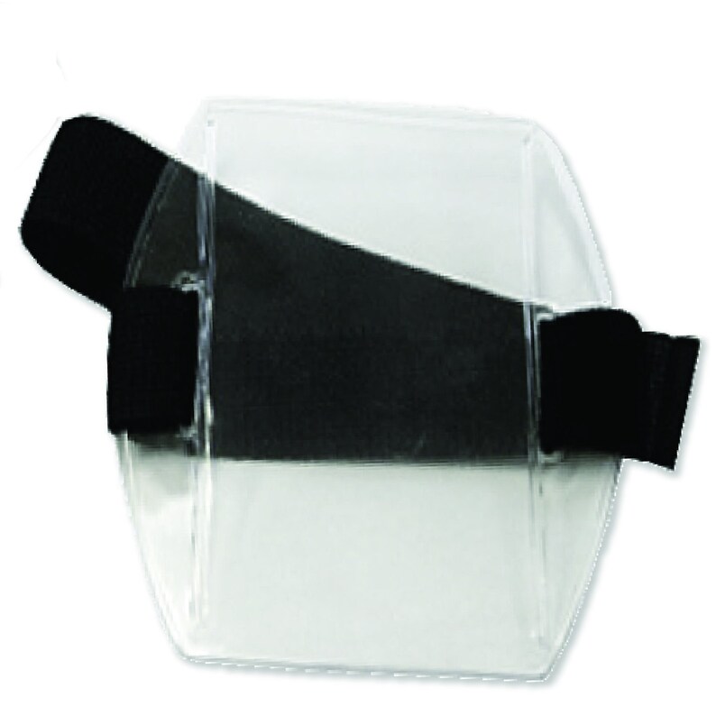 Armband ID Badge Holder With Black Strap Arm Band by - Etsy