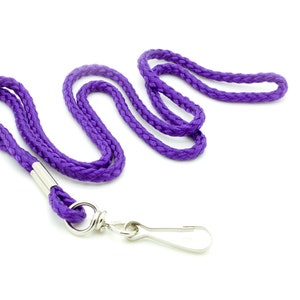 100pcs Rope ID Neck Lanyards With Swivel J Hook for ID Cards/badges - Etsy