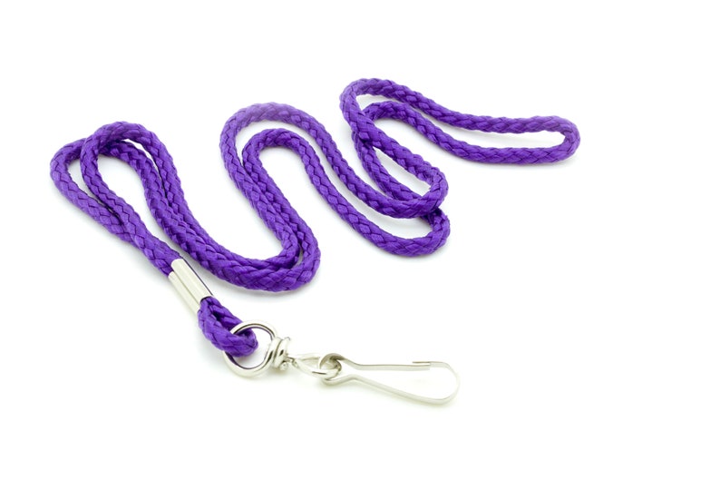 100pcs Rope ID Neck Lanyards With Swivel J Hook for ID Cards/badges - Etsy