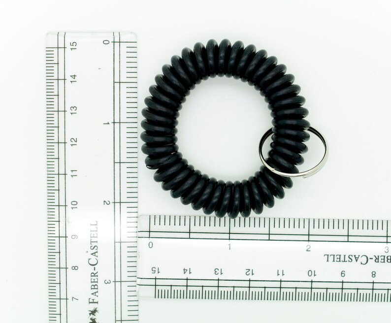 50pcs BLACK Color Soft High Quality Spring Spiral Coil Elastic - Etsy