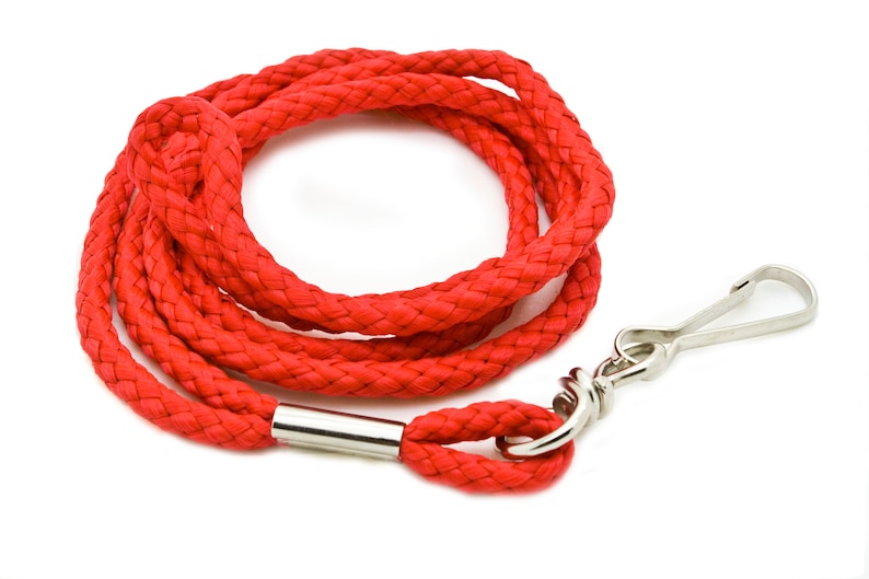 100pcs Rope ID Neck Lanyards With Swivel J Hook for ID Cards/badges - Etsy