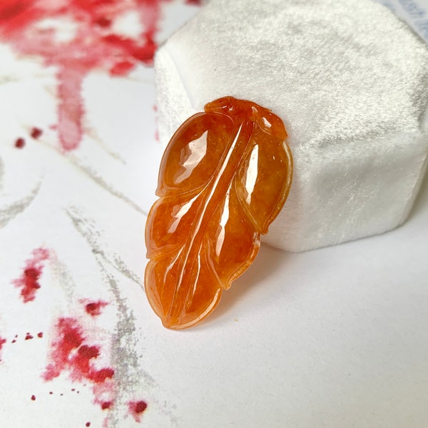 Red Jade Pendant - Etsy