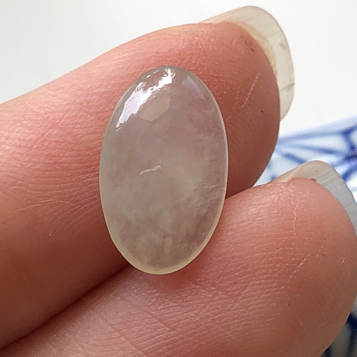 Icy A-grade Type A Natural Jadeite Jade Oval Cabochon Piece - Etsy