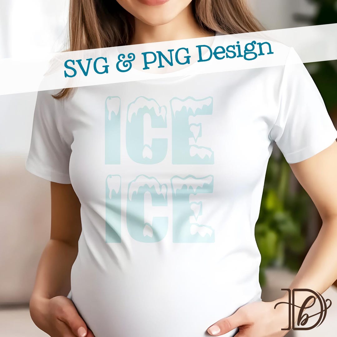Ice Ice Baby SVG + PNG, Coolest Kid Design (digital Download) - Etsy