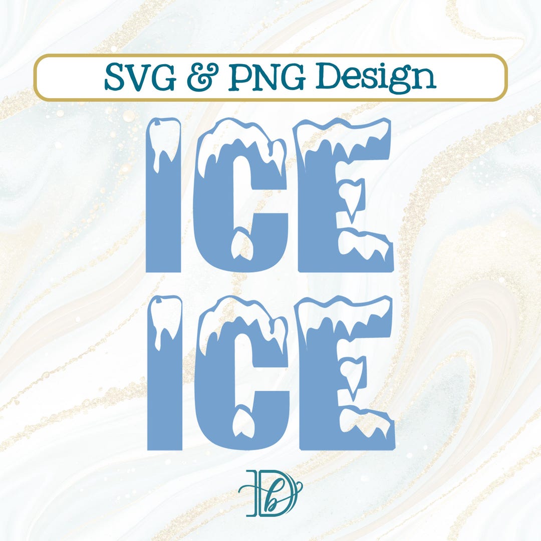 Ice Ice Baby SVG + PNG, Funny Rap Lyrics Design (digital Download) - Etsy