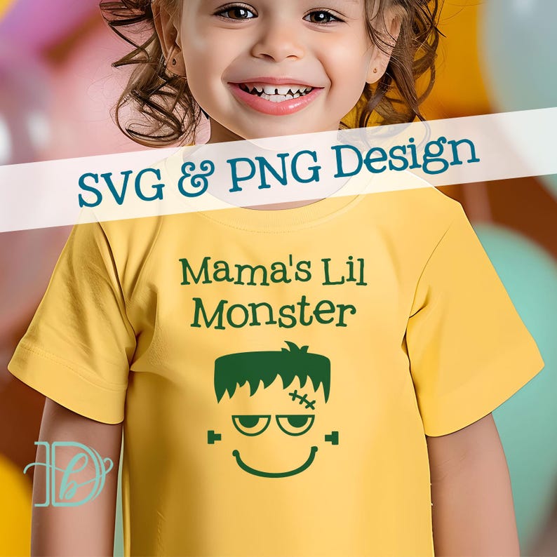 Mama's Lil Monster SVG + PNG, HTV Design, Fall Baby Shower Gift ...