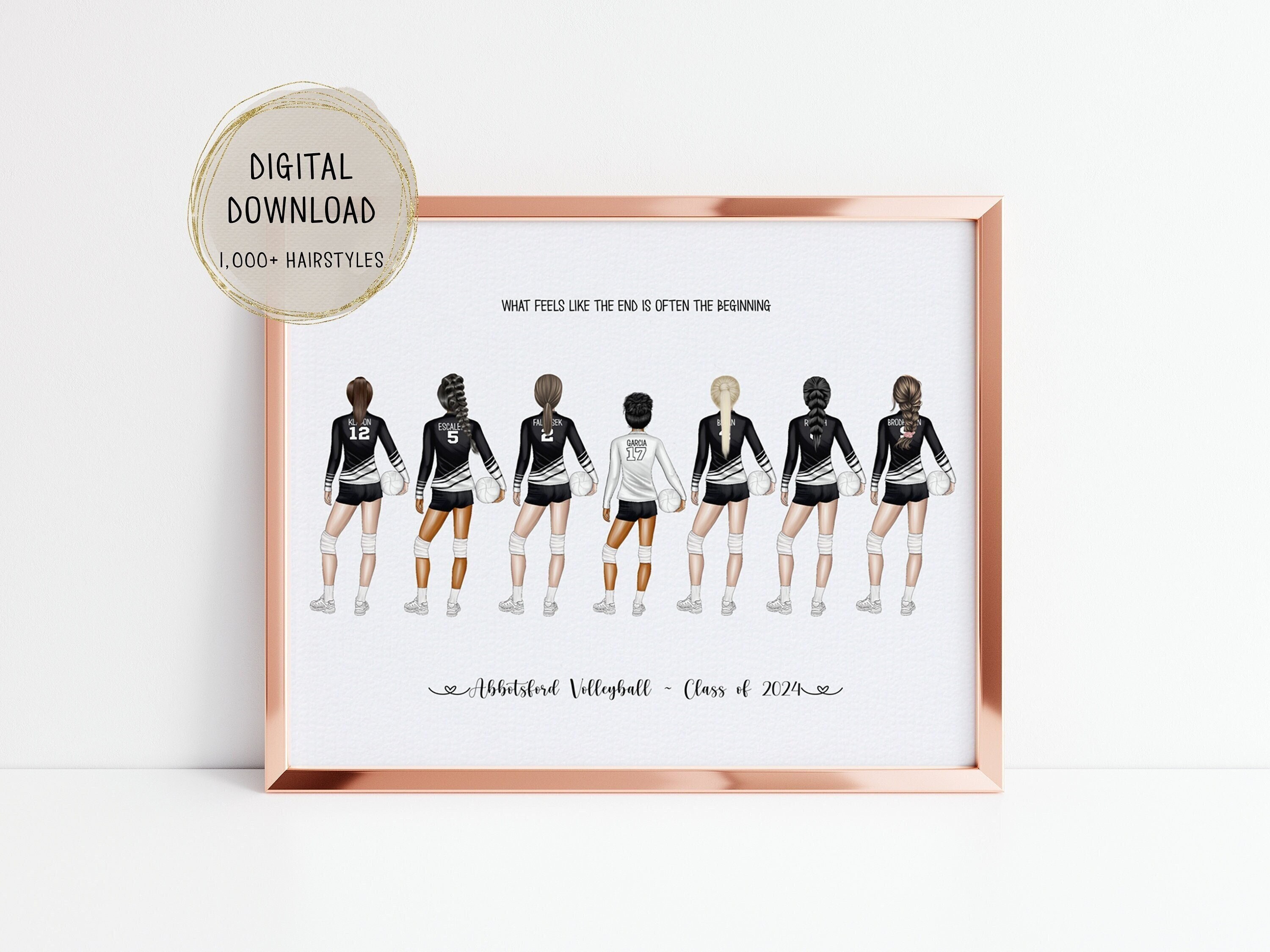 Custom Team Volleyball Photo | Personalized Volleyball Team Picture ...