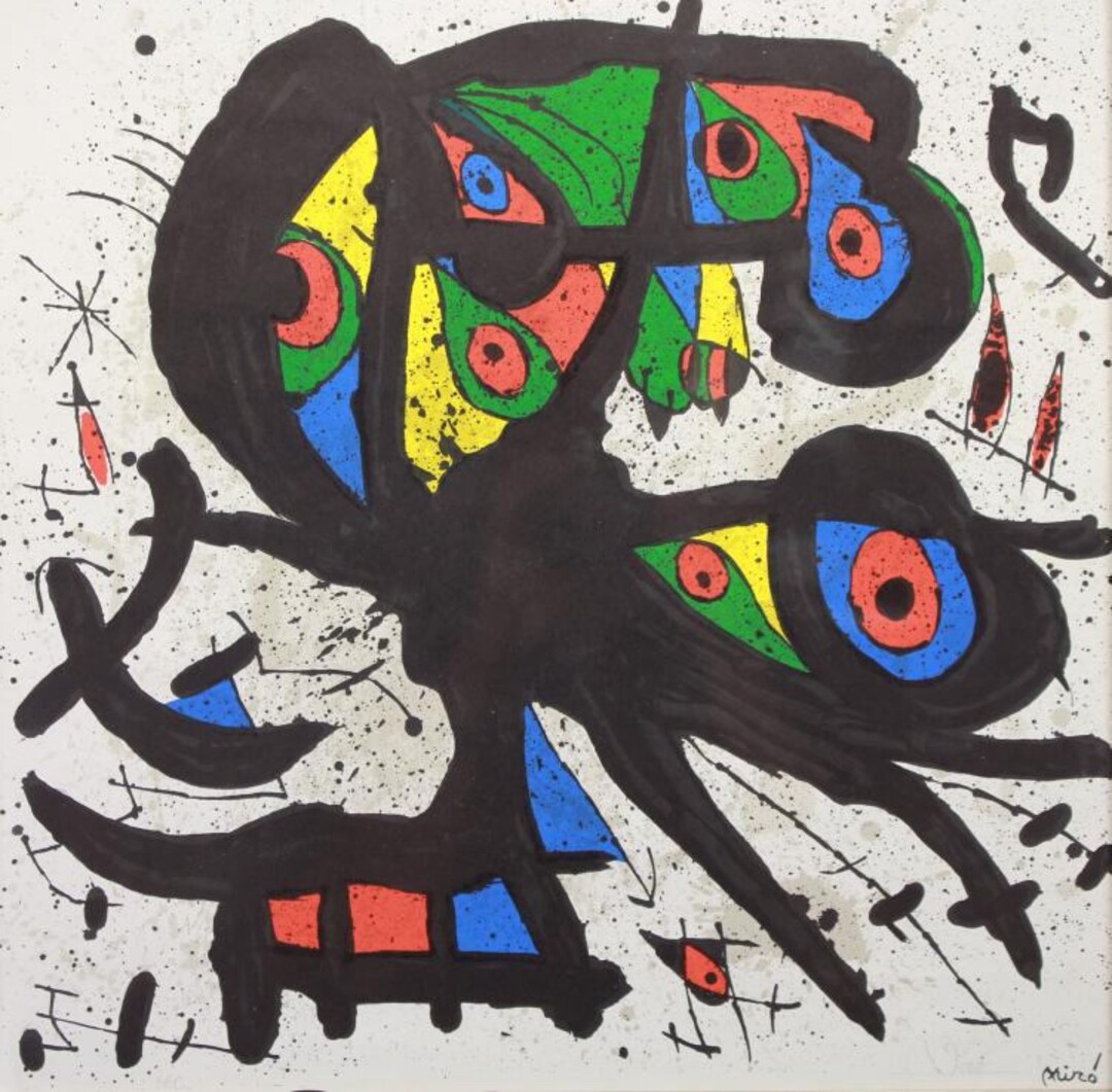 Joan Miro, Hand Signed, Artist's Proof (HC), Original Lithograph - Etsy