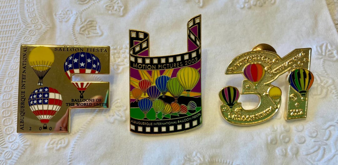 Albuquerque International Balloon Fiesta Official Collector Pins, Set ...