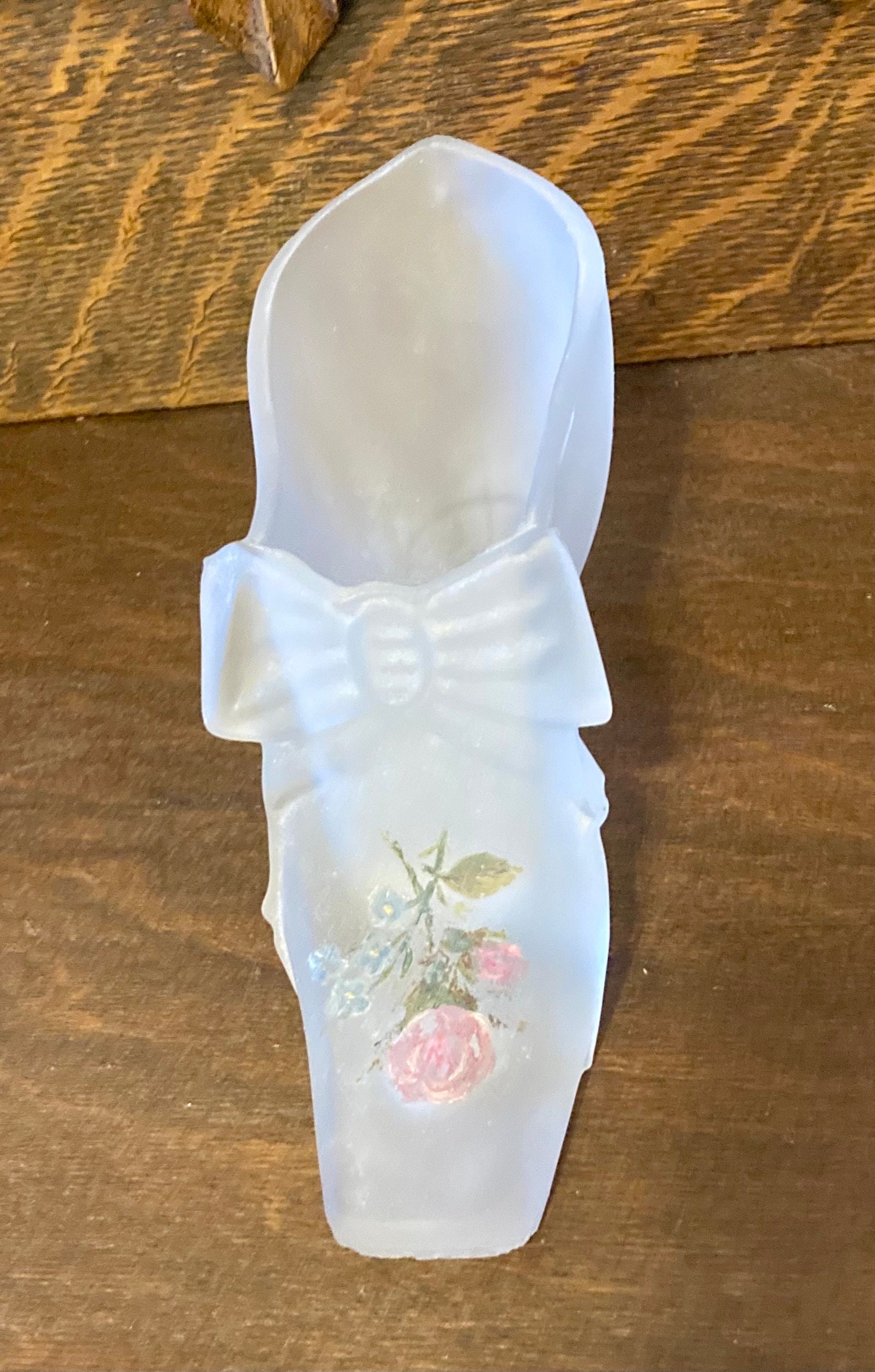 Gillinder & Sons Frosted Glass Shoe, Centennial Exposition - Etsy