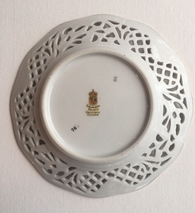 Schumann Bavaria Germany US Zone Plate, Vintage - Etsy