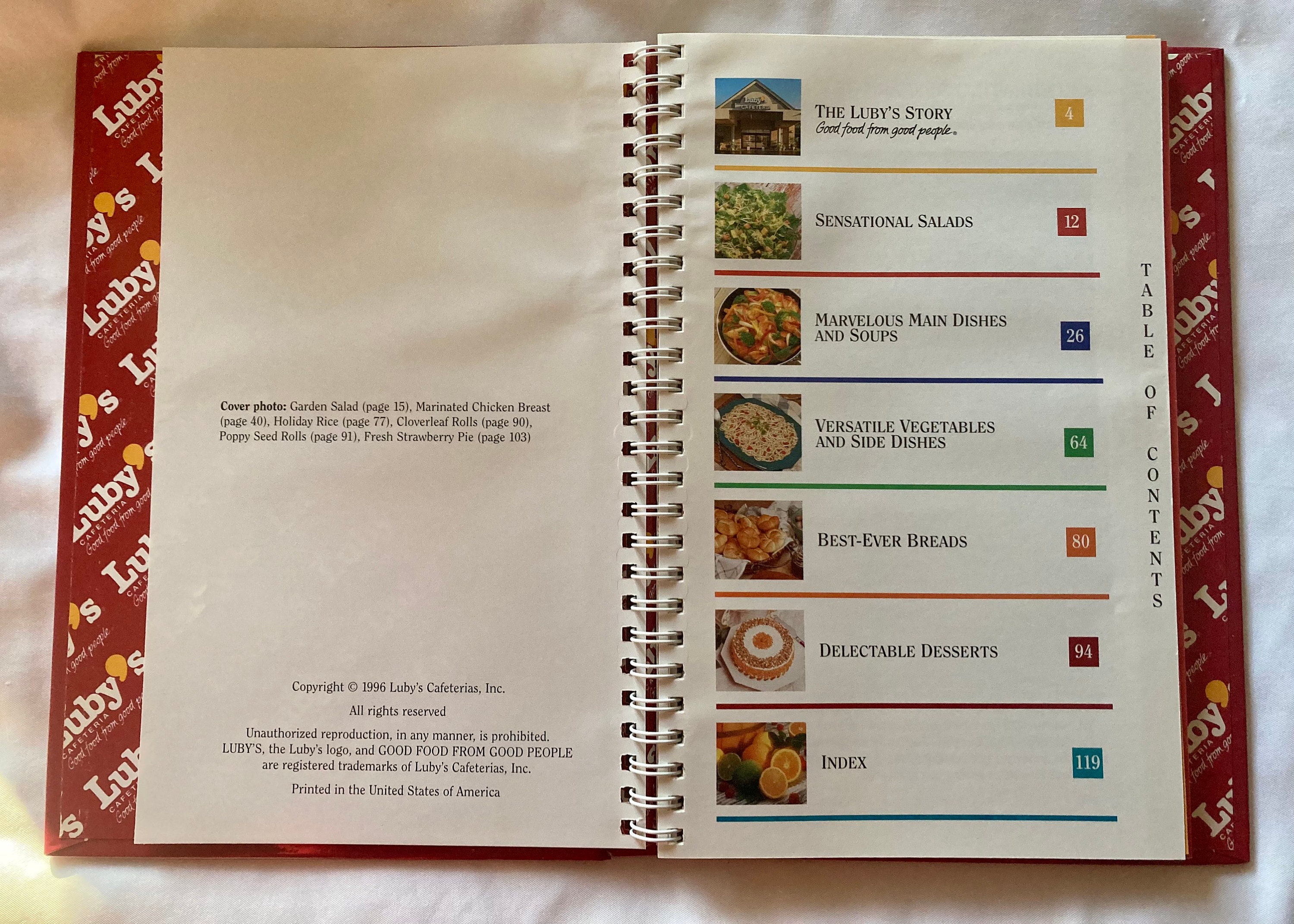 Lubys Cafeteria 50th Anniversary Recipe Collection Vintage - Etsy