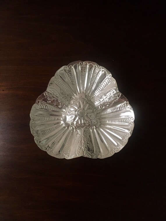Taneez of Pakistan Trinket Dish Trinket Tray Silverplated | Etsy