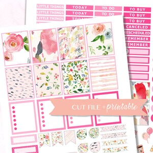 PLANNER STICKER WEEKLY, Digital Planner Kit, Erin Condren Style Planner ...