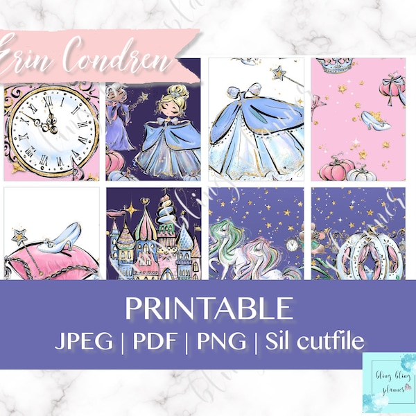 Cinderella Stickers - Etsy