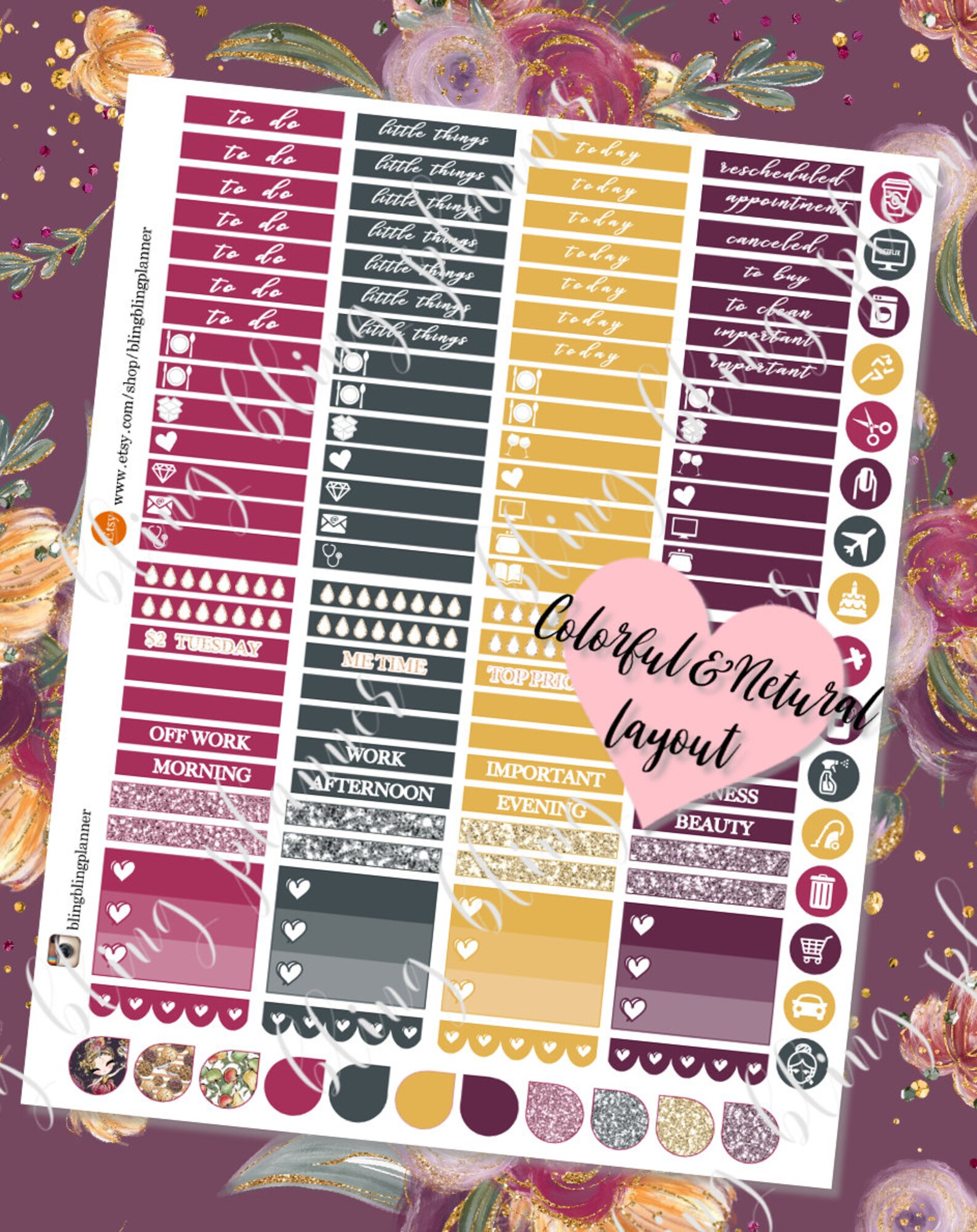 PRINTABLE FALL PLANNER Sticker Thanksgiving Planner Stickers - Etsy