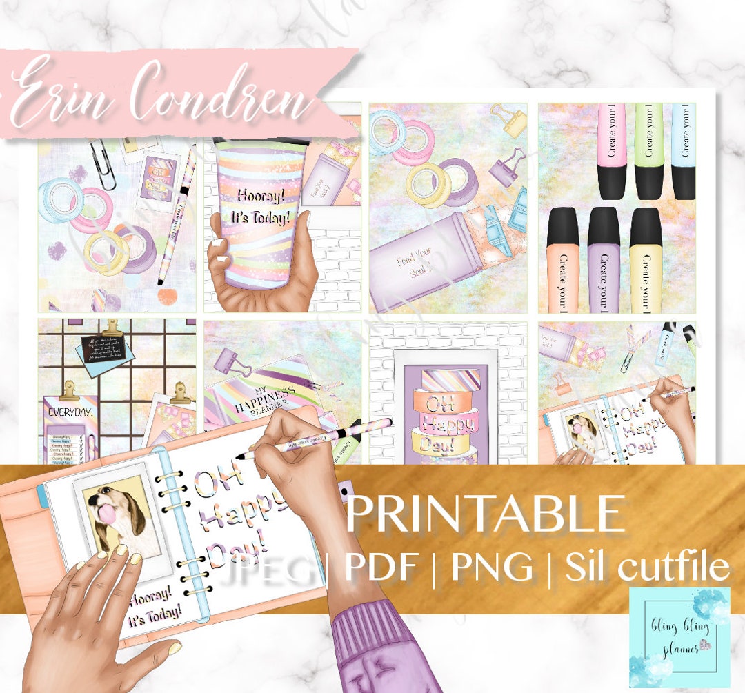 GIRL BOSS STICKER, Digital Planner Stickers, Planner Girl Sticker Kit ...