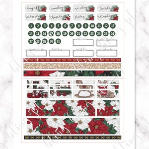 SNOWMEN PRINTABLE PLANNER Stickers, Christmas Printable Sticker ...