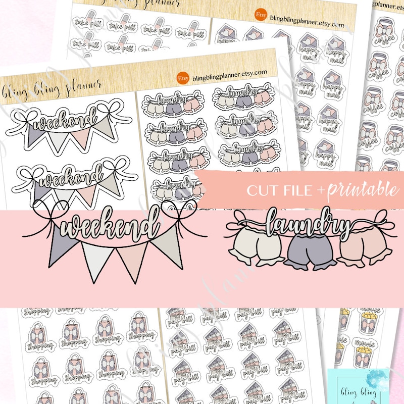 Printables Stickers - Etsy