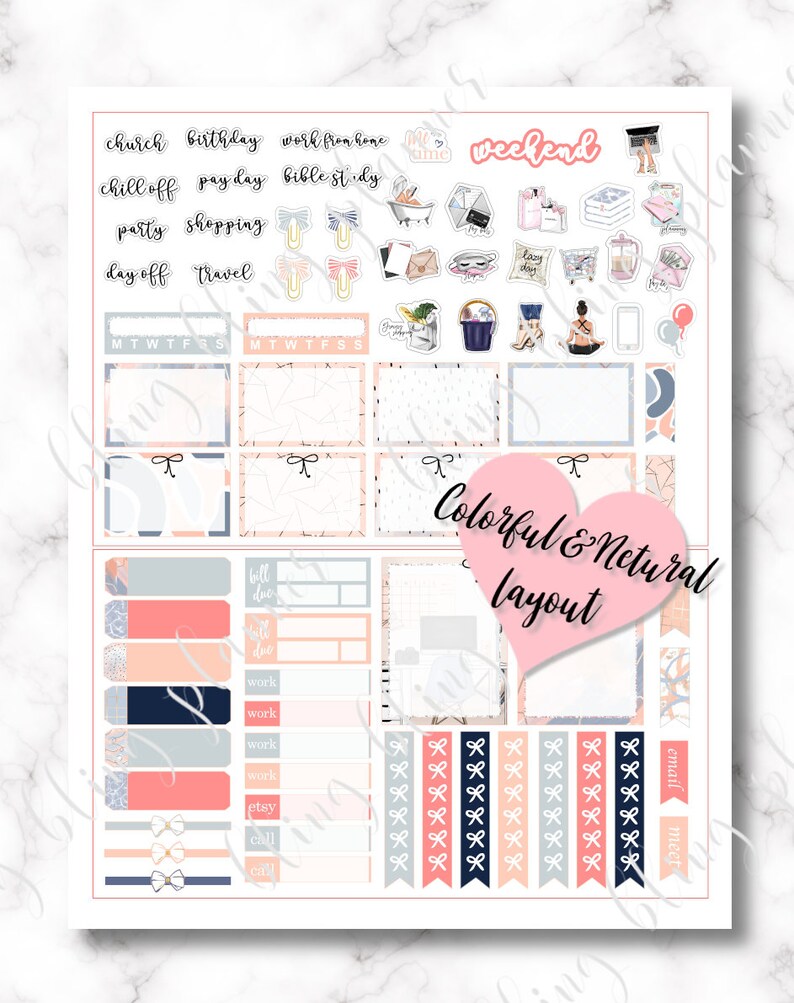 Blogger PLANNER STICKER Printable Planner Stickers Youtuber | Etsy