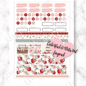 FALL APPLE PLANNER Stickers, Fall Printable Planner Stickers ...