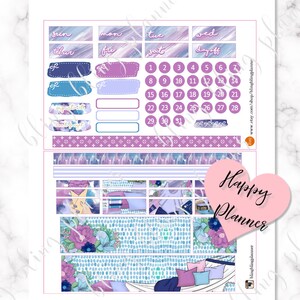 PRINTABLE HAPPY PLANNER Stickers, Beach Happy Planner Stickers ...