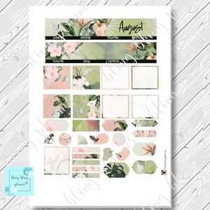 AUGUST MONTHLY KIT Printable, August Monthly Printable, Monthly Planner ...