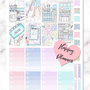 TIDY UP HAPPY Planner Stickers, Happy Planner Printable, House Cleaning ...