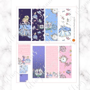 CINDERELLA NEW YEAR Stickers, Printable New Year Planner Stickers, New ...