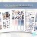 HAPPY PLANNER Blue Christmas Planner Sticker, Classic Hp Planner ...