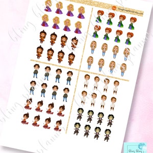 PRINTABLE HOCUS POCUS Stickers, Printable Halloween Stickers, Sarah ...