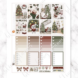 HOLIDAY PRINTABLE PLANNER Stickers, Winter Printable Stickers ...