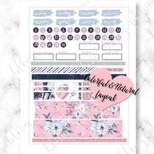 WINTER PRINTABLE PLANNER Stickers, Winter Snow Printable Kit, Let It ...