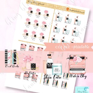 DAILY PRINTABLE PLANNER Stickers, Printable Fitness Stickers, Printable ...