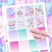 BIRTHDAY PRINTABLE Planner STICKERS, Printable Planner Stickers ...